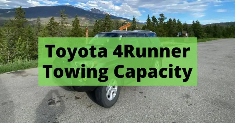Toyota 4Runner Towing Capacity (2022-2016), Payload Capacity, and Curb ...